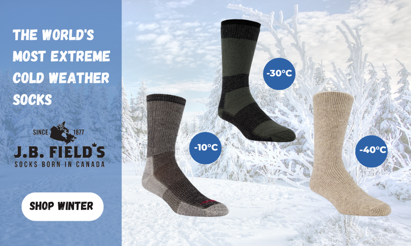 Socks made in Canada | J.B. Field's | Great Canadian Sox | Great Sox