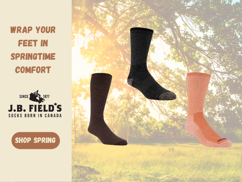 Socks made in Canada | J.B. Field's | Great Canadian Sox | Great Sox