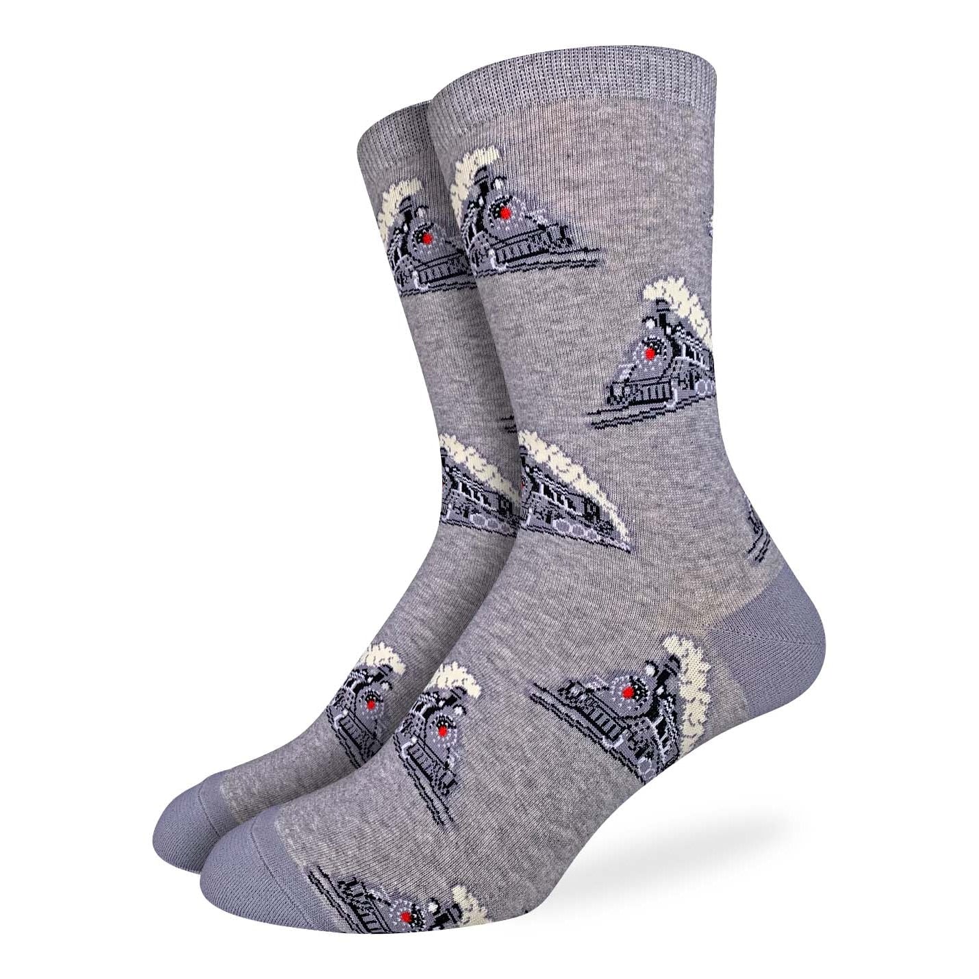 "Steam Train" Crew Socks by Good Luck Sock - Large – Great Sox